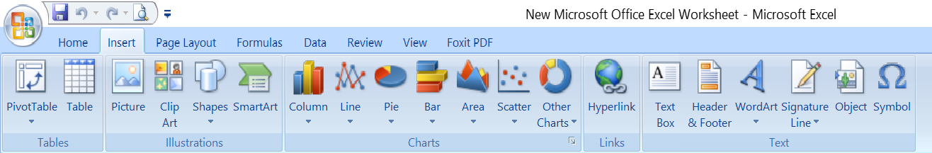 MS Excel Insert Menu in Hindi - Pexam: Your Selection Partner
